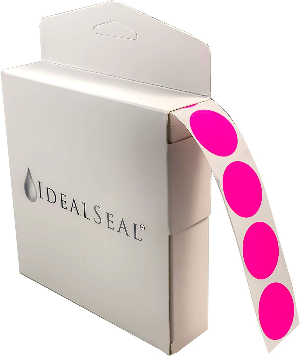 Color Coding Labels Super Bright Neon Pink Round Circle Dots for Organ ...