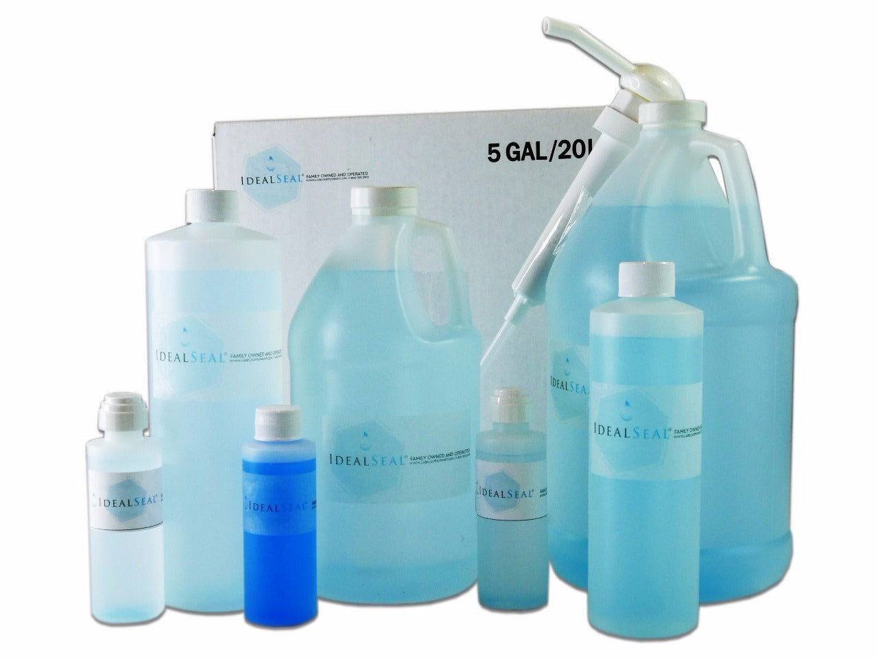 50 Gallon concentrated sealing solution with dabber bottles and Pump ...