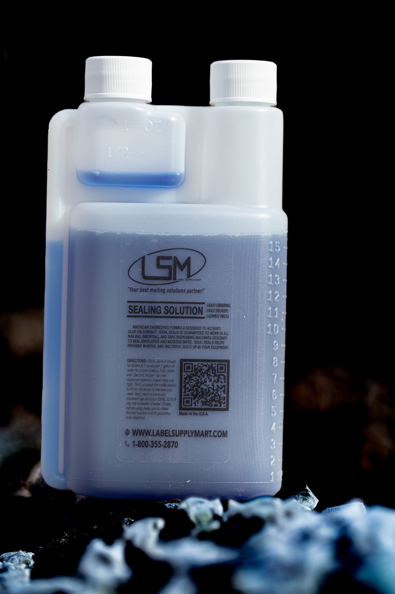 Sealing Solution 16 Oz. Blue Concentrate (E-Z Seal) – Label Supply Mart