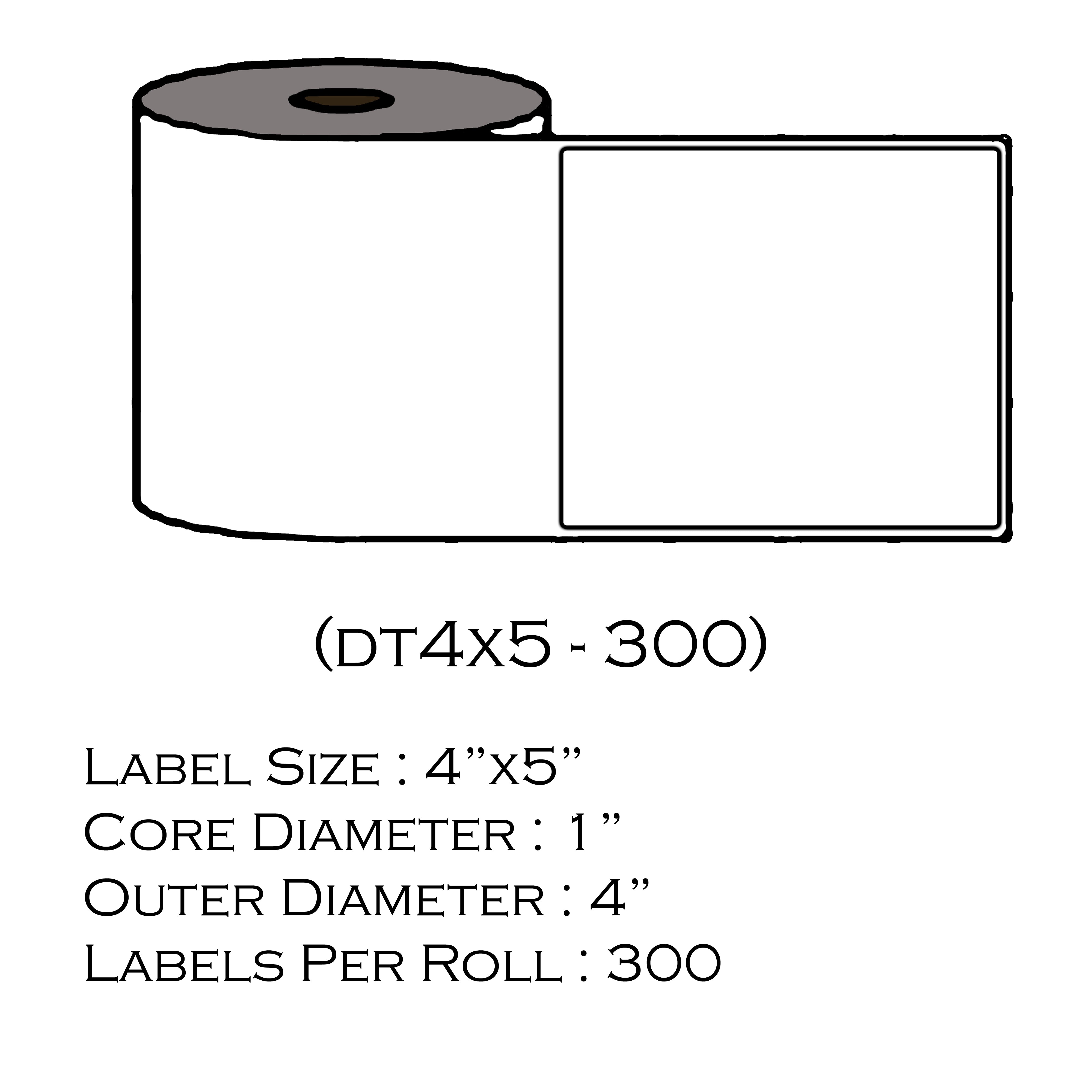 Thermal Labels 4"x5" - 300/Roll (Eltron, Neopost) – Label Supply Mart