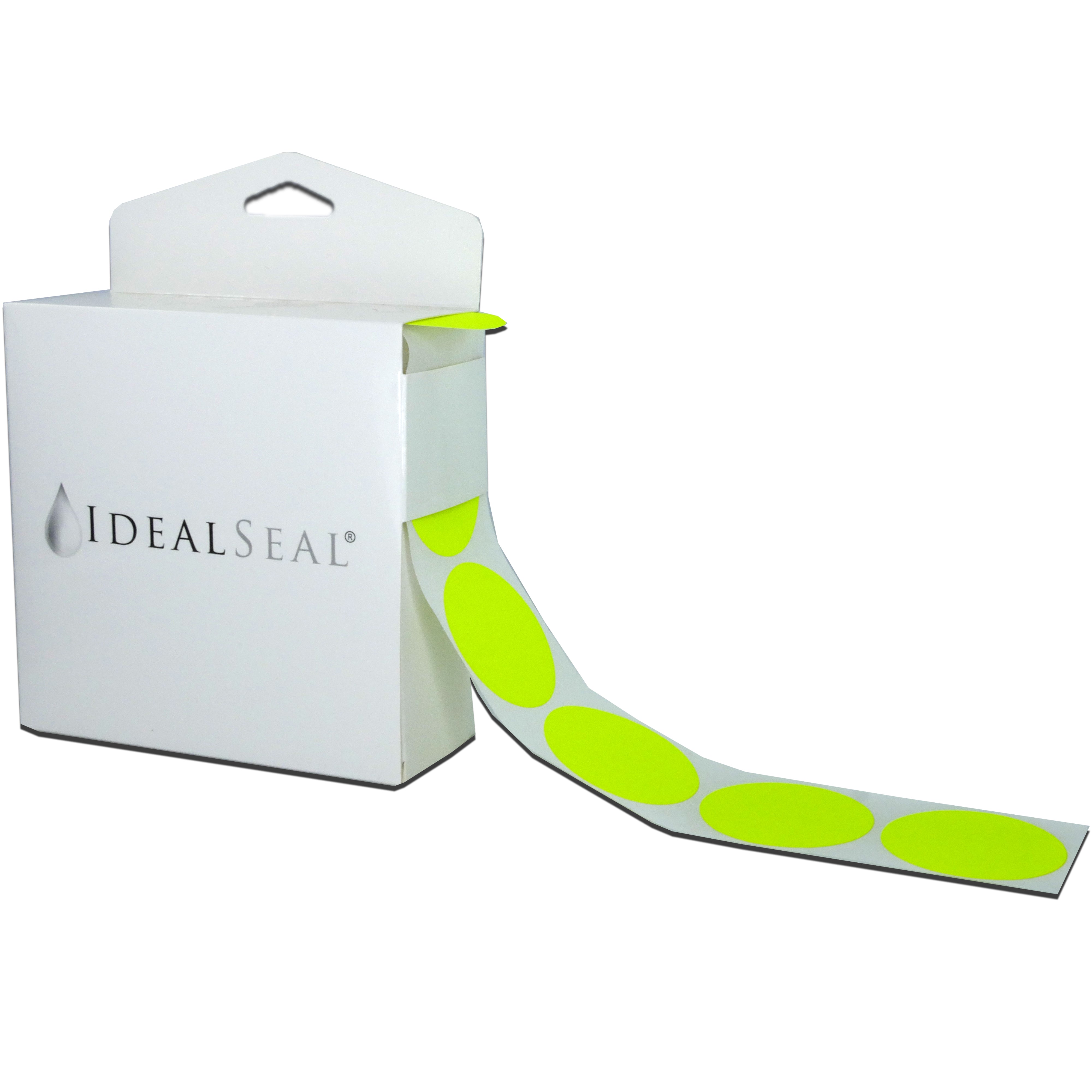 Neon Yellow Dot Stickers – Color Coding Labels – Label Supply Mart