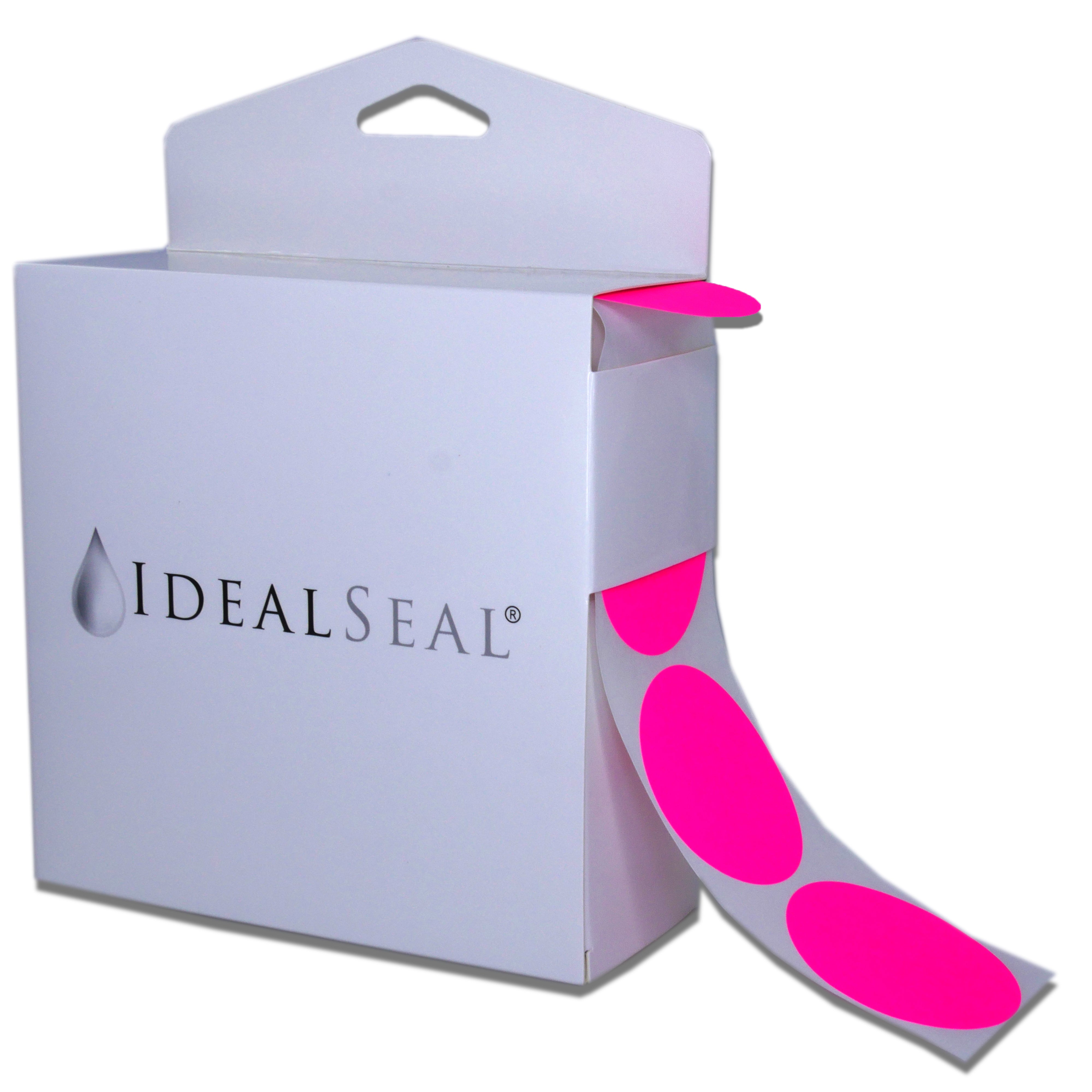 Neon Pink Dot Stickers – Color Coding Labels – Label Supply Mart